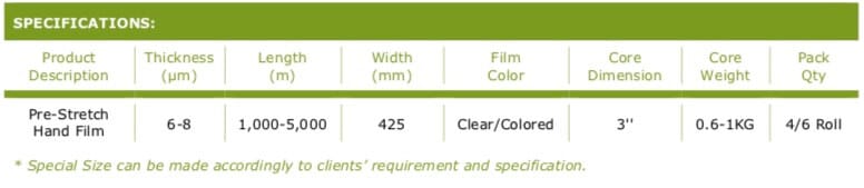 pre stretch hand roll – Stretch Film & Adhesive Tape | World-Packing ...